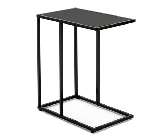 Habitat Loft Living C Shape End Table - Black by Habitat | ufurnish.com