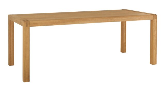Habitat Radius Solid Oak 8 Seater Dining Table by Habitat | ufurnish.com