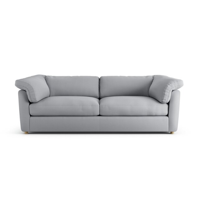 Habitat Wynn Fabric 4 Seater Sofa - Grey - Ash Leg by Habitat ...