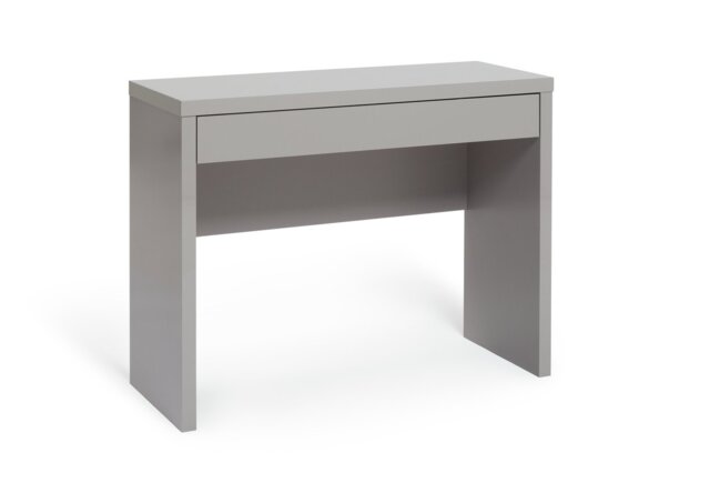 Habitat Jenson Dressing Table Desk - Grey Gloss by Habitat | ufurnish.com