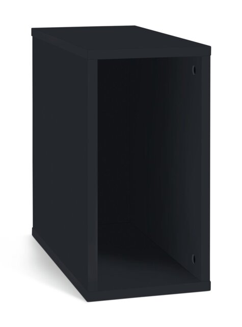 Habitat Rubrics Modular Single Small Shelf Unit - Black by Habitat ...