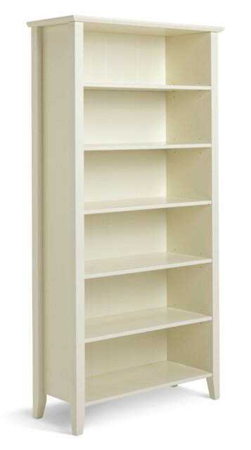 Habitat Kingham Tall Solid Wood Bookcase - Ivory by Habitat | ufurnish.com