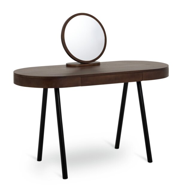 Habitat Lila 1 Drawer Dressing Table - Walnut by Habitat | uFurnish.com