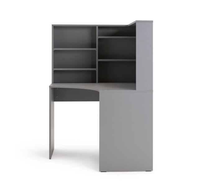 Habitat Pepper Corner Desk - Grey by Habitat | ufurnish.com