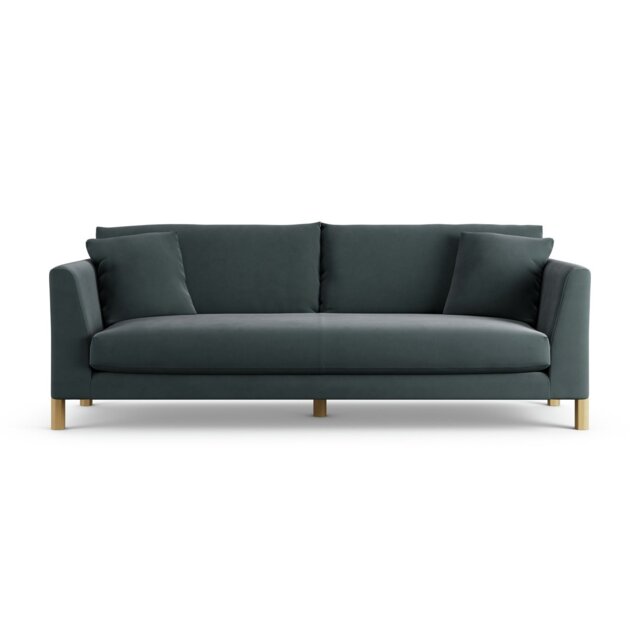 Habitat Aston Fabric 4 Seater Sofa - Charcoal - Ash Leg by Habitat ...