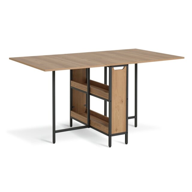 Habitat Loft Living Folding 4-6 Seater Dining Table - Oak by Habitat ...