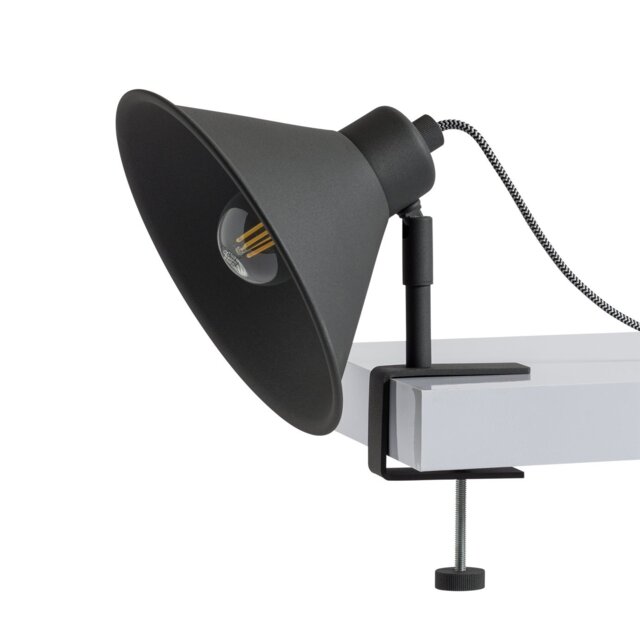Habitat Loft Industrial Clamp Light - Charcoal by Habitat | ufurnish.com
