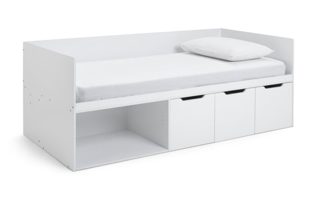 Habitat Jude Storage Cabin Bed - White by Habitat | ufurnish.com