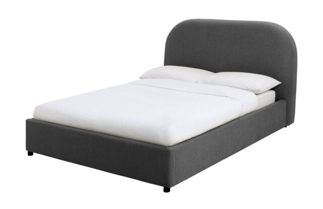 Habitat Layla Double Ottoman Bed Frame - Charcoal by Habitat | ufurnish.com