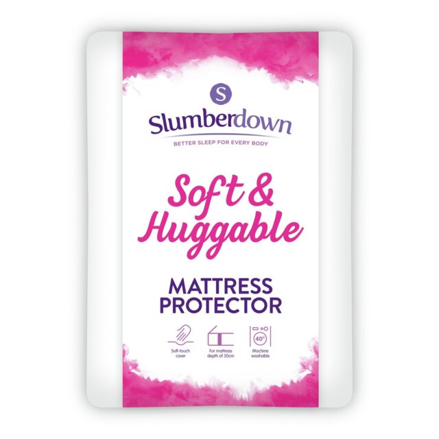 Slumberdown Soft and Huggable Mattress Protector - Kingsize by Habitat ...