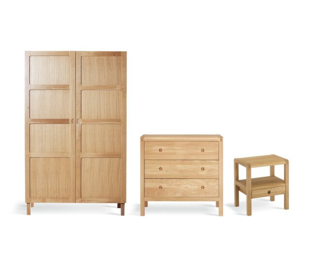 Habitat Radius 3 Piece Furniture Set - Oak by Habitat | ufurnish.com
