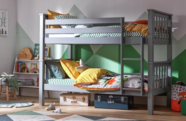 Habitat Heavy Duty Detachable Bunk Bed Frame - Grey by Habitat ...