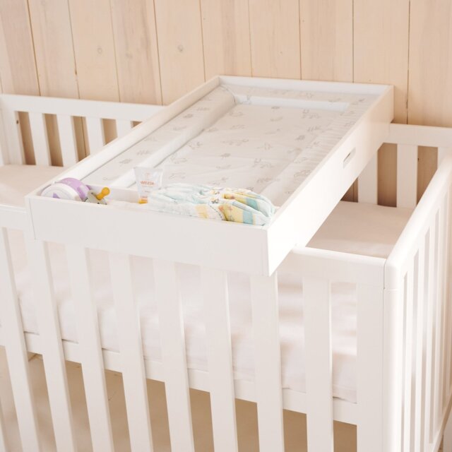 Great Little Trading Company Little Wren Cot Changer - White by Habitat ...