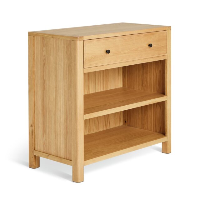 Habitat Finchley 1 Drawer Console Table - Oak by Habitat | ufurnish.com