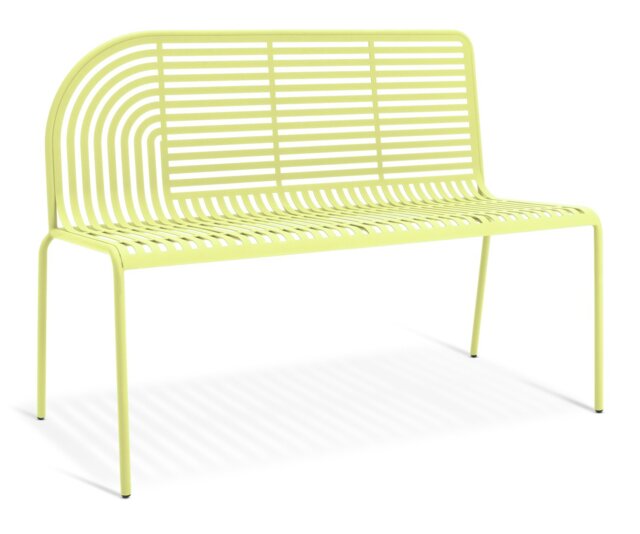 Habitat 60 Lucinda 2 Seater Metal Garden Bench - Yellow by Habitat ...