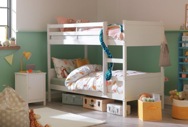 Habitat Detachable Bunk Bed Frame - White by Habitat | ufurnish.com