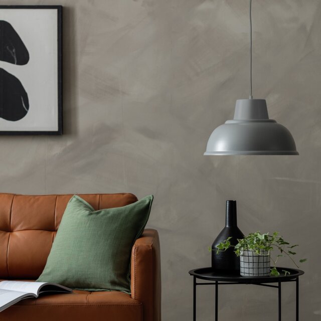 Habitat Benson Steel Pendant Light - Grey by Habitat | ufurnish.com