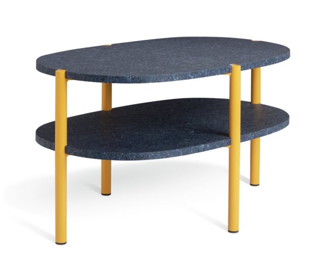 Habitat 60 Coffee Table by Planq - Yellow by Habitat | ufurnish.com