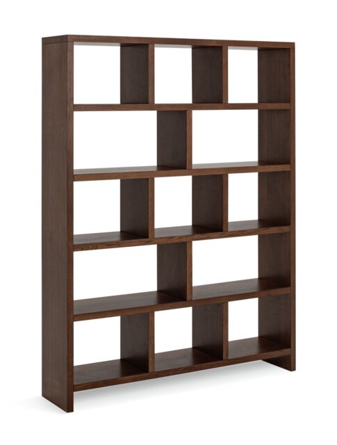 Habitat Hopkins Tall Bookcase - Walnut by Habitat | ufurnish.com