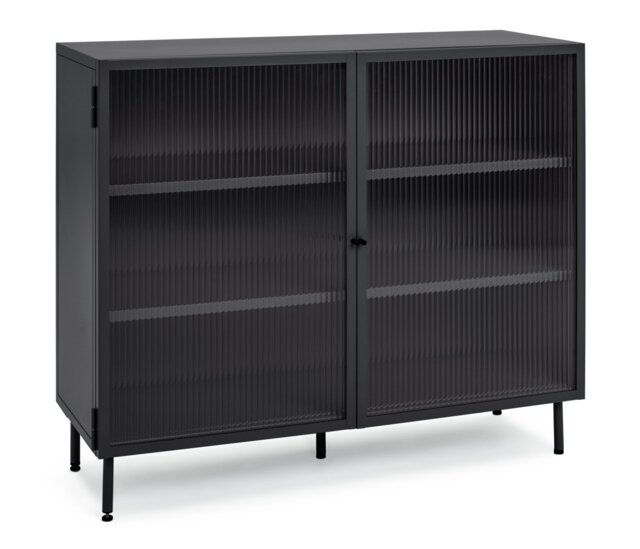 Habitat Morillo 2 Door Sideboard - Black by Habitat | ufurnish.com