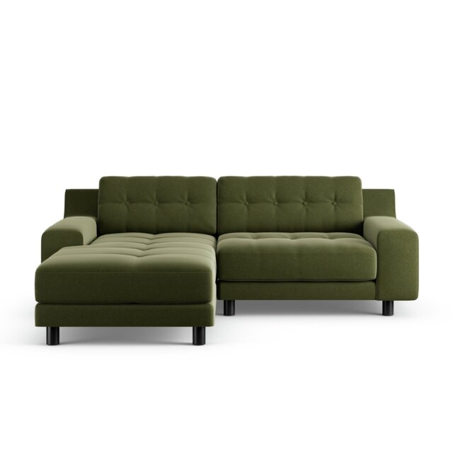 Habitat Hendricks Left Hand Corner Sofa - Moss Green by Habitat ...