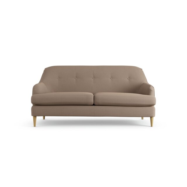 Habitat Frome Fabric 2 Seater Sofa - Biscuit - Ash Leg by Habitat ...