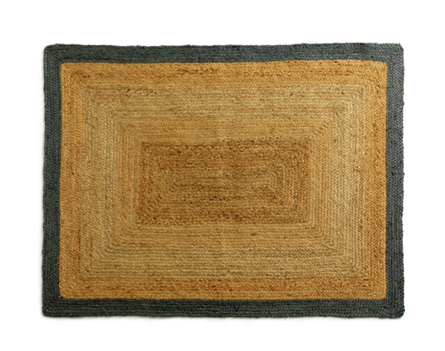 Habitat Border Braided Natural Jute Flatweave Rug -120x160cm by Habitat ...