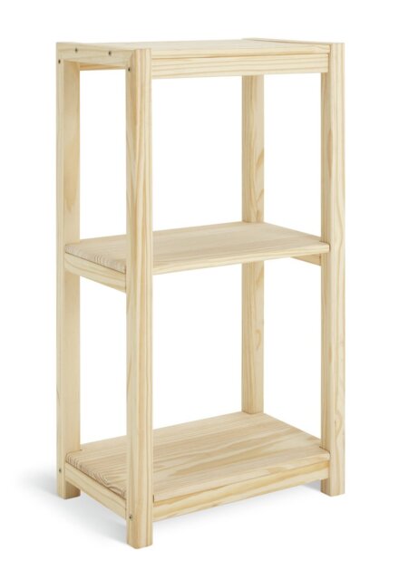 Habitat Karee 2 Shelf Shelving Unit - Pine by Habitat | ufurnish.com