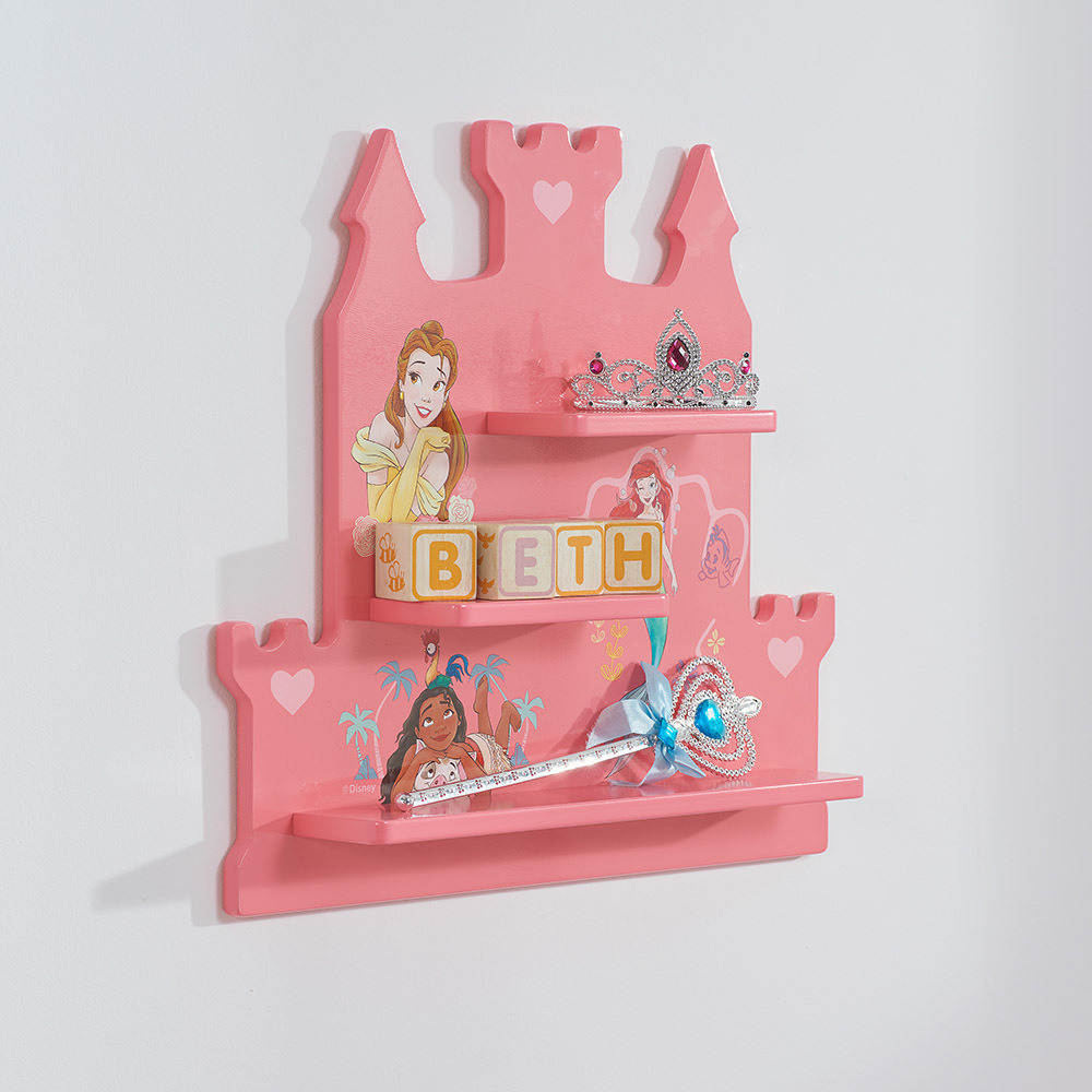 Disney - Princess - Display Shelf - Pink - Wooden - Happy Beds by Happy ...