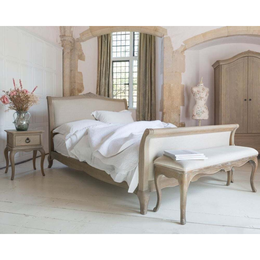 Camille - Super King Size - French Bed - Grey and White - Wooden - High ...