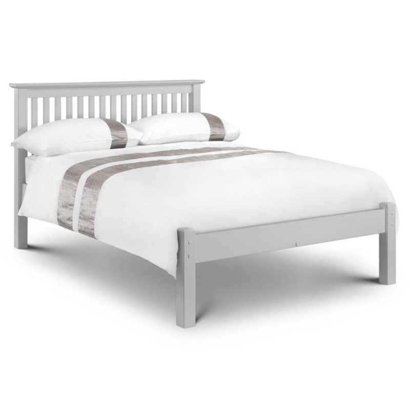 Barcelona - Single - Low Foot End Bed - Grey - Wood - 3ft - Happy Beds ...