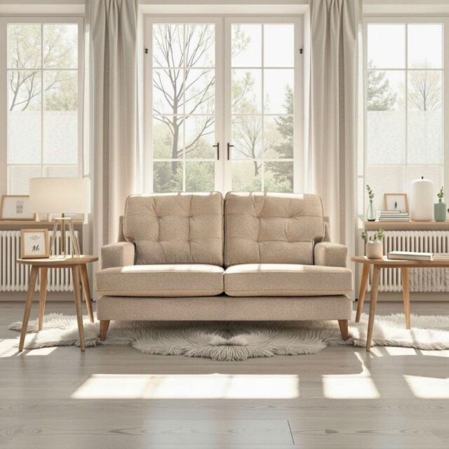 G Plan Vintage Amelia 2.5 Seater Sofa In Fabric - Grade A by Haskins ...