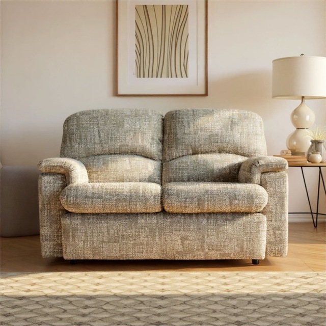 G Plan Chloe 2 Seater Sofa in Fabric - Grade W by Haskins Furniture ...