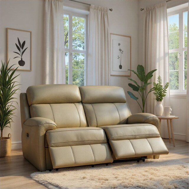 G Plan Hardy 2 Seater Power Recliner Sofa In Leather - Standard - Grade ...