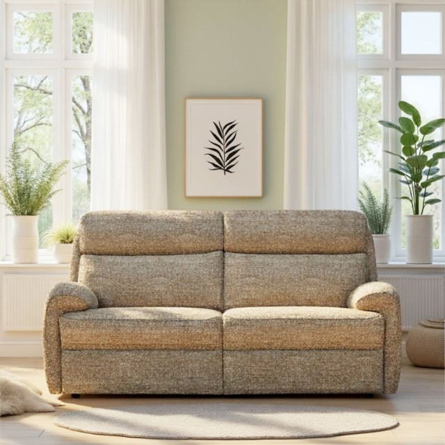 G Plan Hardy 3 Seater Sofa In Fabric - Heated Seat - Grade C by Haskins ...