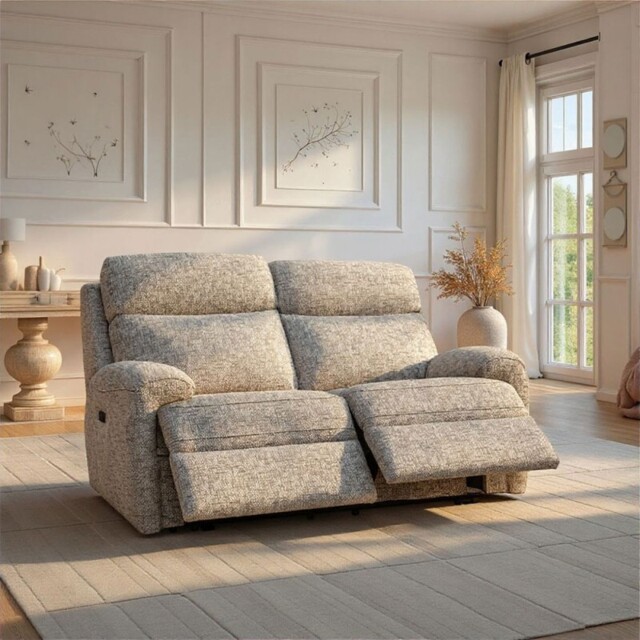 G Plan Hardy 2 Seater Power Recliner Sofa Head Rest and Lumbar In ...