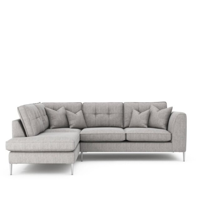Sophia Small Corner Group in Fabric - Standard Back - Left Hand Facing ...
