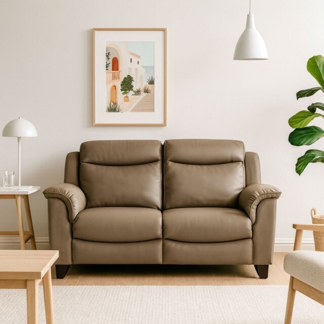 Manhattan 25 2 Seater Sofa Static in Leather - Without Heated Seat ...