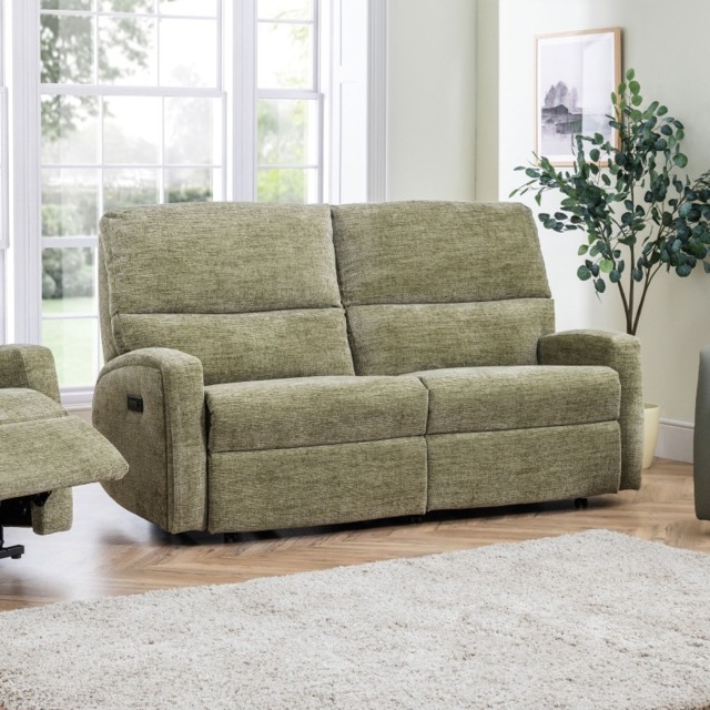 Southwell 3 Seater Single Motor Power Rec In - Without Support - Single ...