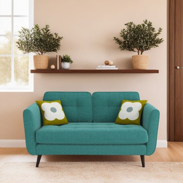 Orla Kiely Ivy Small Sofa - Premium Plain by Haskins Furniture ...