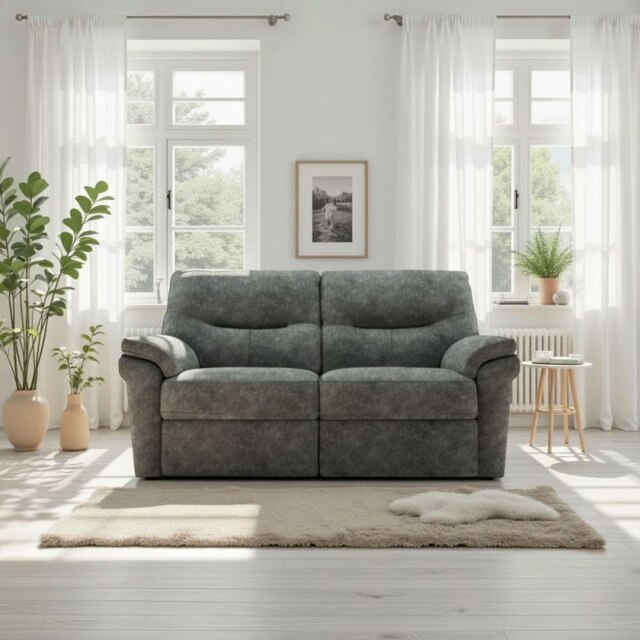 G Plan Seattle 2 Seater Sofa in Fabric - Static - Without Heated Seat ...