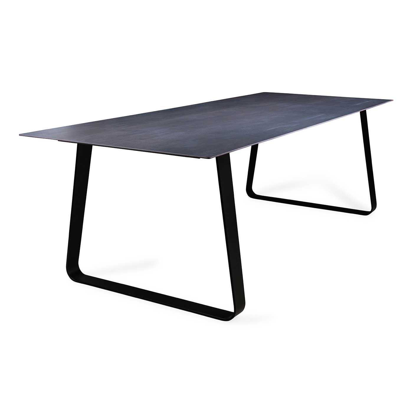 Ligne Roset Vilna Dining Table Grey Anthracite Top by Heal's | ufurnish.com