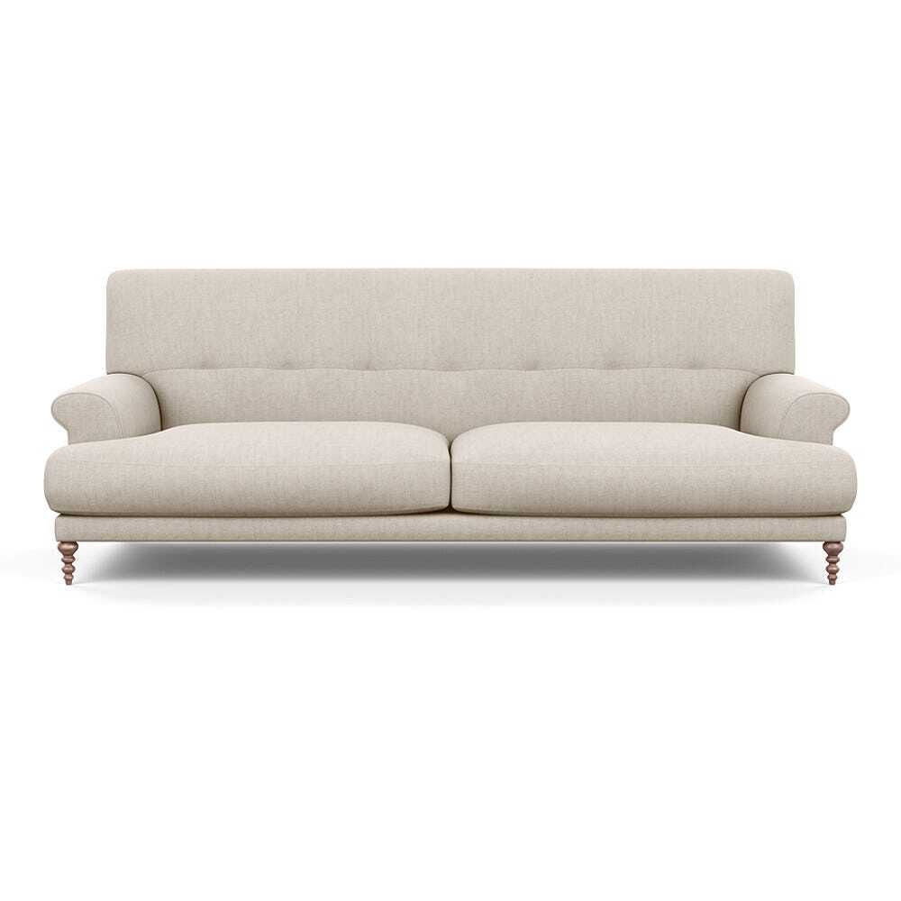 Scp Oscar 3 Seater Informal Sofa Broad Weave Putty Walnut Feet by Heal ...
