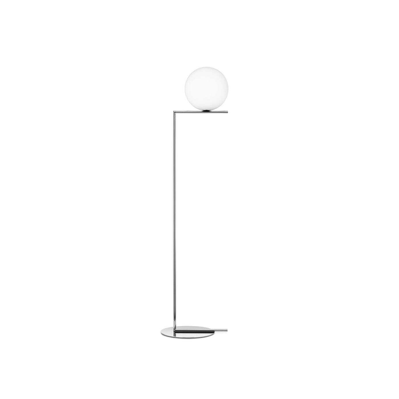 Flos IC F2 Floor Lamp Chrome by Heal's | ufurnish.com