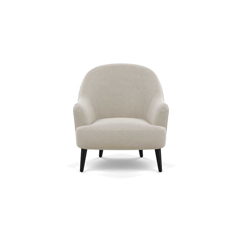 Heal's Elgin Chair Linen Hessian Black Feet - Heal's UK Furniture by ...