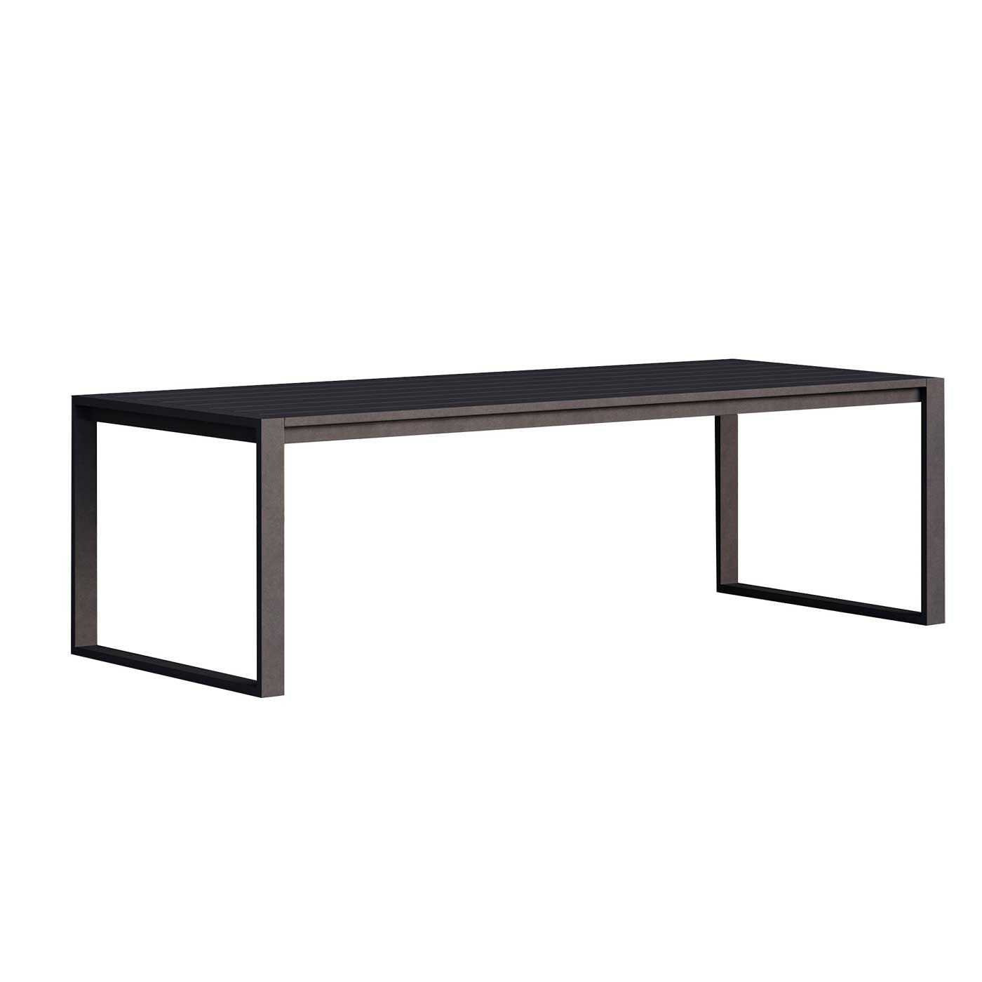Case Eos Communal Outdoor Dining Table Black by Heal's | ufurnish.com