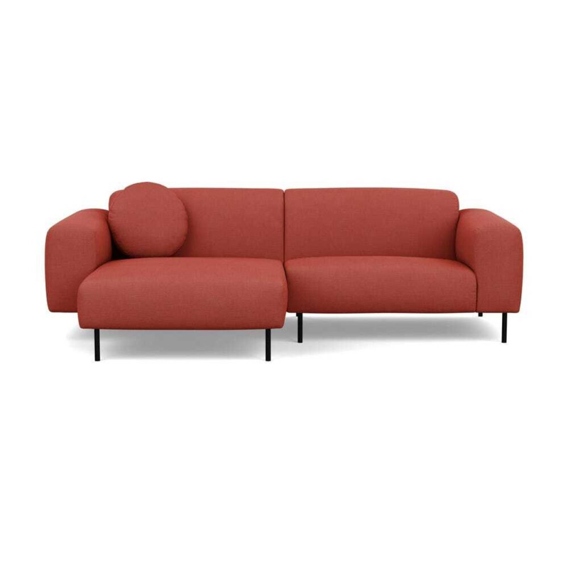 Heal's Luna Left Hand Facing Corner Chaise Sofa Tundra Texture Rust ...