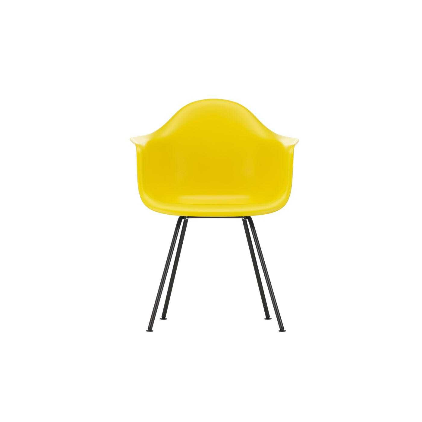 Vitra Eames DAX Armchair New Height Sunlight Basic Dark Powder Coated ...