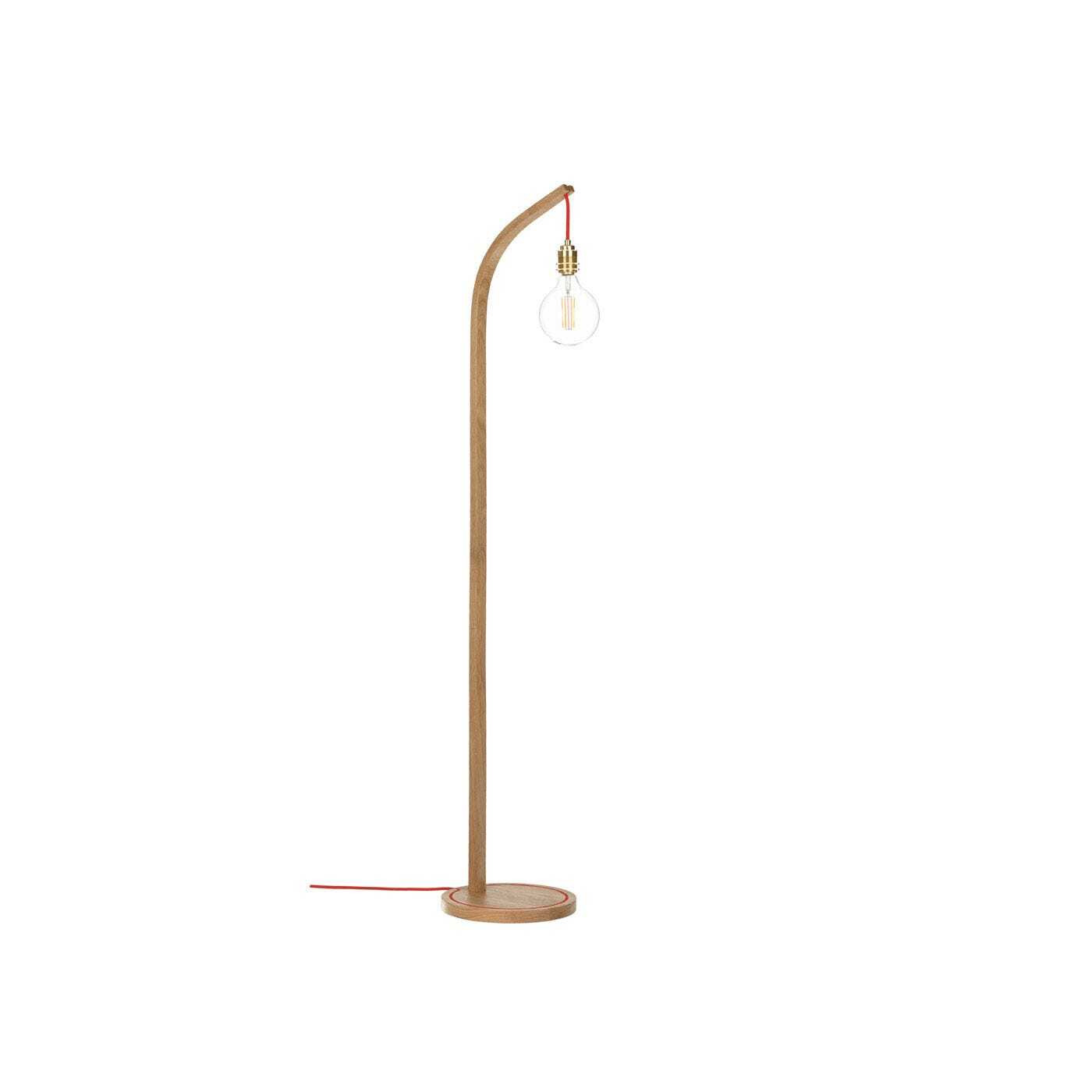 Tom Raffield Mooring Floor Lamp Oak Grey Flex by Heal's | ufurnish.com