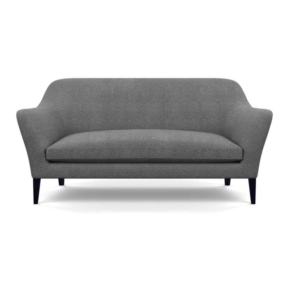 Heal's Wallis 3 Seater Sofa Tejo Recycled Noir Black Feet by Heal's ...